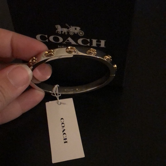 Coach | Jewelry | Signature Coach Bangle | Poshmark